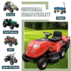 4.10/3.50-4" Lawn Tire Inner Tubes with TR-13 Straight Valve Stem (2-Pack) Heavy Duty Replacement for Wheelbarrow tire 4",Trunk, Tractor, Garden Carts,Golf Cart, Mowers and More