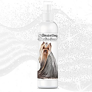 The Blissful Dog Shine-On + Sheen Coat Spray, All Natural, Leave-in Conditioner and Coat Detangler for Your Dog, 8 Oz