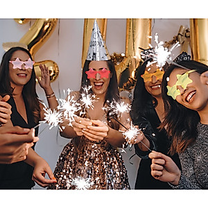 LIULIUBTY Star Shaped Rimless Sunglasses, Jelly Fudge Heart Sunglasses Bachelorette Party, Colorful Funky Sunglasses Party Favors (Mix Colors)