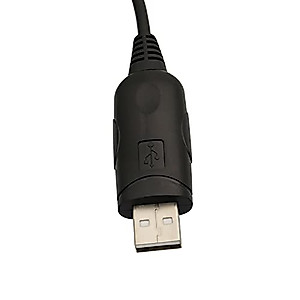 GoodQbuy USB Programming Cable for Icom Radios IC-F3 IC-F3S IC-F3GS IC-F3GT IC-F4 IC-F4S IC-F21 IC-F26 1-pin