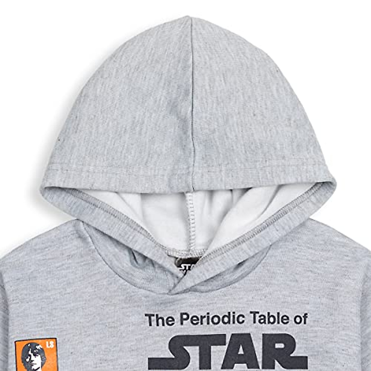 STAR WARS Periodic Table Little Boys Fleece Hoodie 5 Light Heather Gray