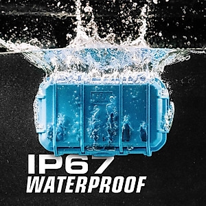 Seahorse SE-56B100 100 Round Locking Bullet / Ammo Storage Box - Mil Spec / Waterproof / USA Made / Dust Proof / Airtight - for 9mm .40 10mm .22 5.56 NATO .223 Caliber Ammunition (Orange)