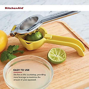KitchenAid No Mess Citrus Squeezer, One size, Lemon