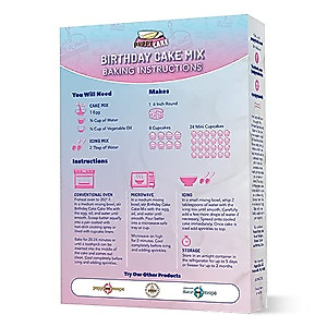 Puppy Cake Dog Birthday Cake Mix 6 Flavors - Cake Mix for Dogs, Icing Mix, Bake or Microwave, Made in USA, All Natural Fluffy & Moist Dog Cake Mix