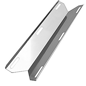 SHINESTAR 4-Pack Stainless Steel Grill Heat Plate Replacement Parts for Charmglow 720-0304, Nexgrill 720-0304, Permasteel PG-50400-S and Other Gas Grill Models, 17 5/16