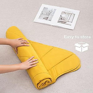 Dropshipful Cat Dog Blanket, Leaf Blanket Shaped Cushion Household Pet Blanket, 3D Yellow Leaves Blanket for Dog Bed and Cat Bed, Couch, Sofa