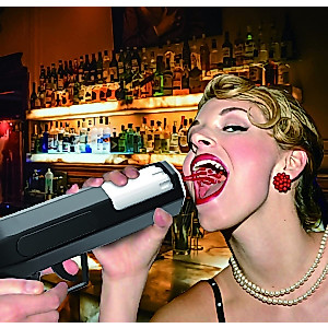 Alcohol Shot Gun - Load Your Favorite Alcohol, Aim, Shoot And Drink, Alcohol Gun Shooter Alcohol Gifts for Bachelor Party, Epic Shot Party Bubbly Blaster Champagne Gun