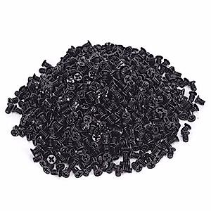 100 PCS/lot Steel 3.5" for Computer Chassis Hard Disk Black Screw SCRW-130200
