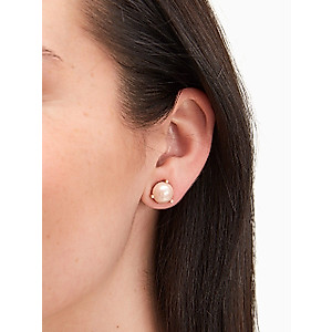 Kate Spade New York Rise and Shine Pearl Studs (Rose Gold/Blush)