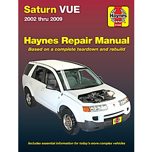 Saturn VUE (02-09) Haynes Repair Manual (Does not include information specific to hybrid models. Includes thorough vehicle coverage apart from the specific exclusion noted)