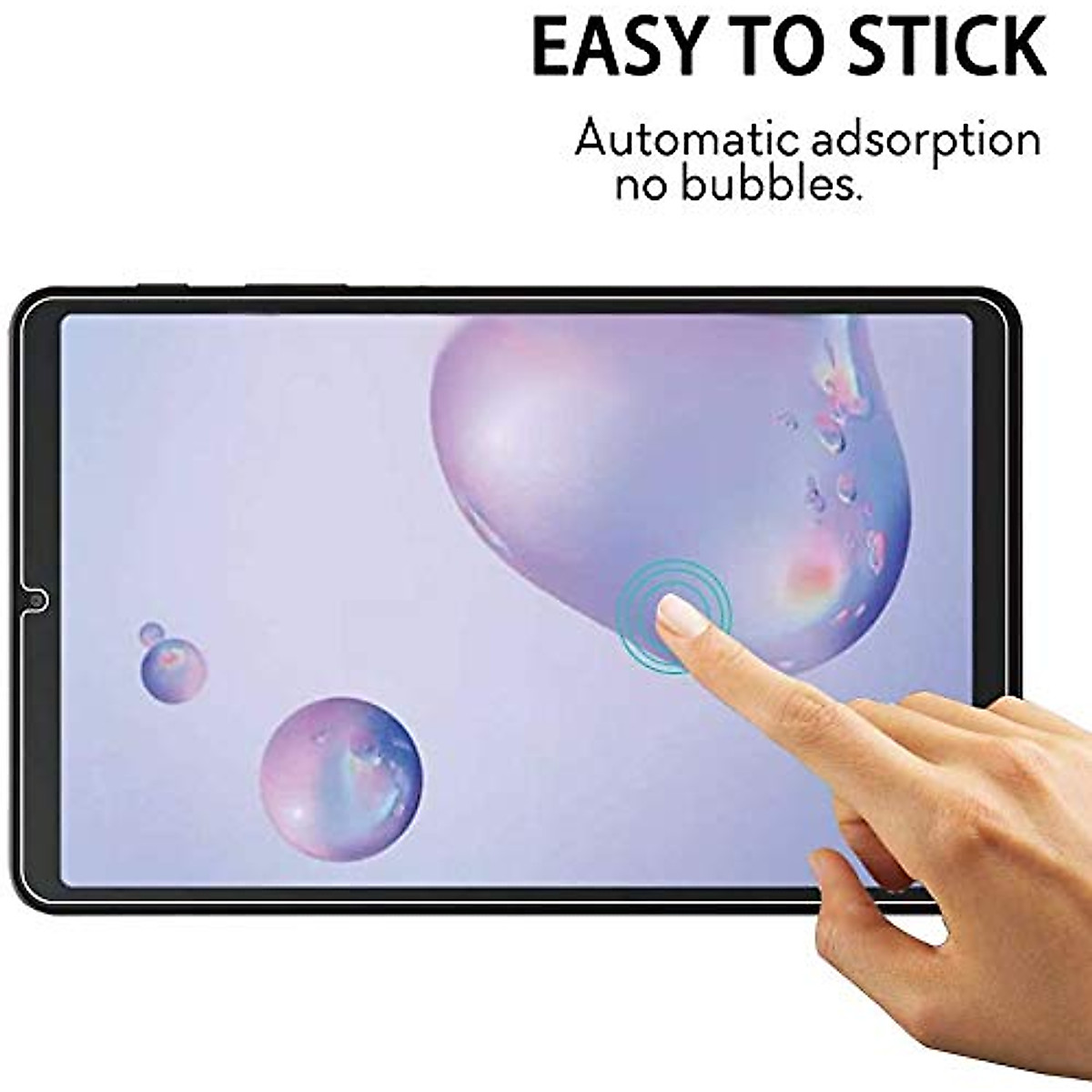 TANTEK [2-Pack Screen Protector for Samsung Galaxy Tab A 8.4 inch(2020,SM-T307/T307U),Tempered Glass Film,Ultra Clear,Anti Scratch,Bubble Free