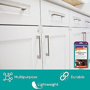 Kidco Magnet Lock Set - 4 Pack Magnetic Locks for Child Protection