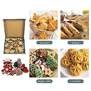 Ocean Creatures Cookie Cutters Set of 12, Metal Under the Sea Cookie Cutter Molds for Baking Dolphin,Clownfish,Octopus,Seahorse,Starfish,Jellyfish,Seashell,Shark Shaped Sandwich Fondant Biscuit Molds