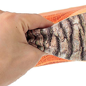 LANFIRE 3D Fruit Stool Stump Cushion Watermelon Slice Memory Foam Cushion Pillow Doll Seat Pad Home Decor (Tree Stump 01)