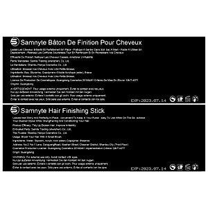 Hair Finishing Stick, 2 Pack - 0.7 Fl.Oz Hair Mascara for Taming Flyaways, Not-Greasy Hair Gel Stick