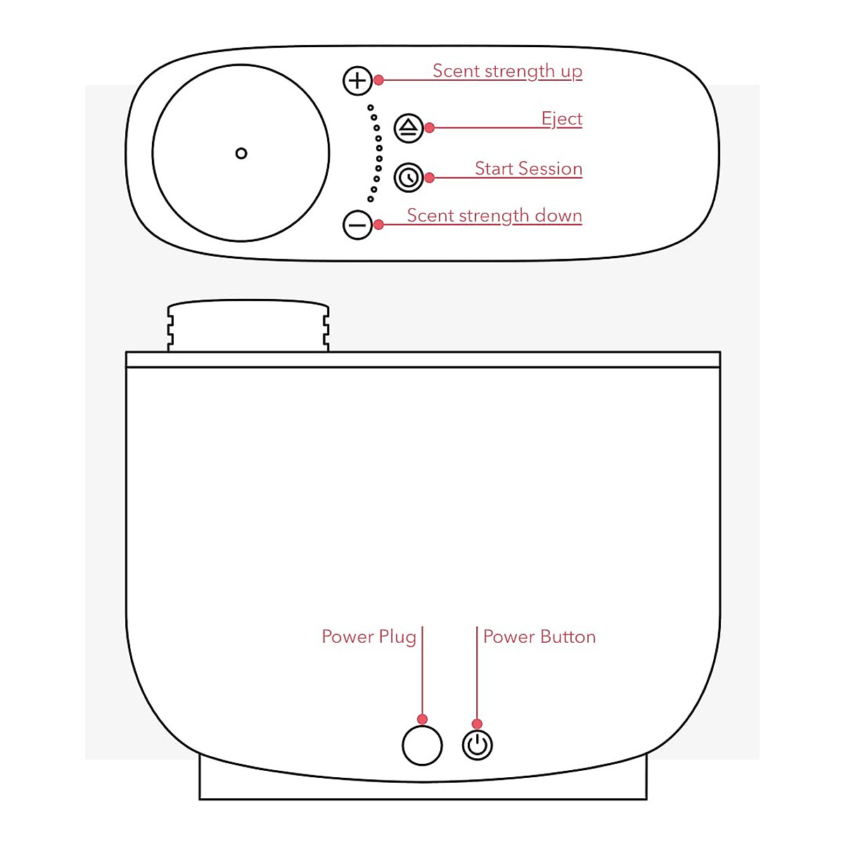 Aera Home Fragrance Electric Diffuser - Smart Home App Controlled, Compatible with Alexa - Hypoallergenic Scent Technology, Safe for your Family and Pets - Scent Capsules Sold Separately