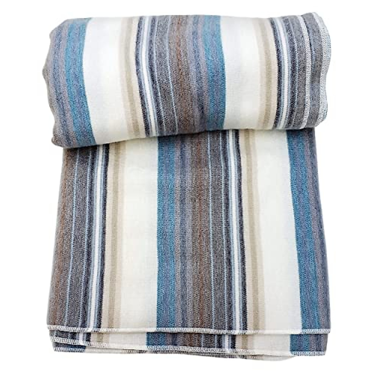 DAVLINA, Alpaca Wool Throw Blanket | 65" x 95" | Super Soft, Lightweight, Breathable and Hypoallergenic | Non-Itchy or Scratchy