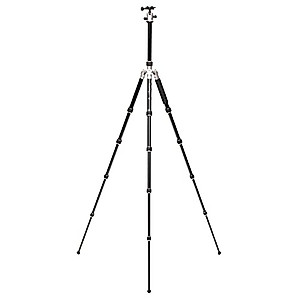 Benro MeFOTO Roadtrip Travel Tripod, Ballhead and Monopod in Titanium, 1 Series Aluminum Legs, 4 Leg Sections, Twist Leg Locks, Padded Carrying Case (BMRTATTN)