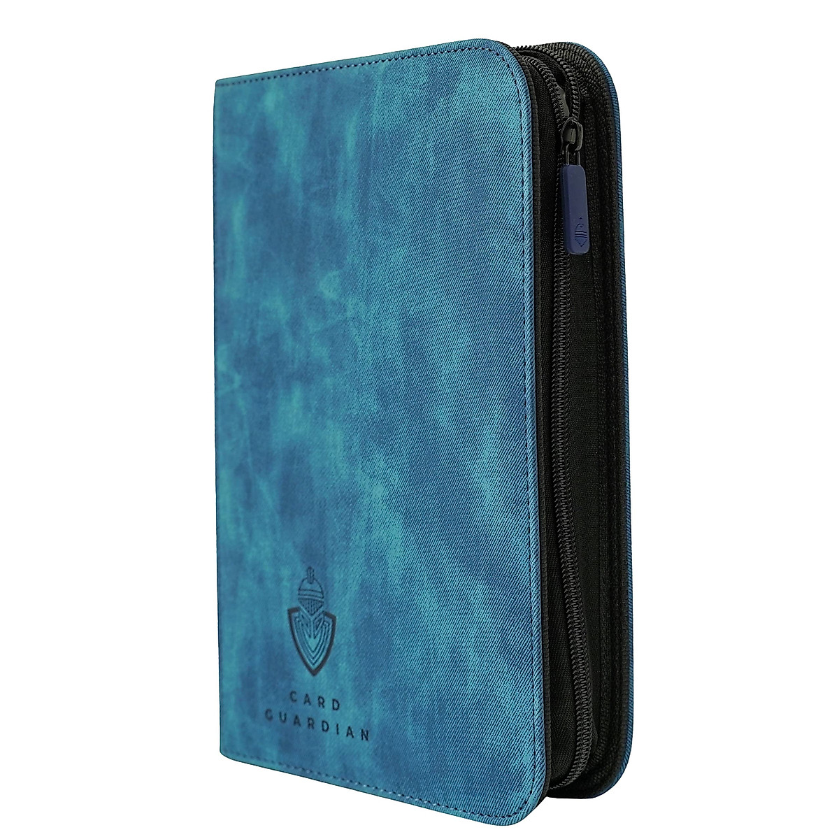 Card Guardian - 4 Pocket Premium Binder with Zipper and Side Loading Pockets for 160 Cards Trading Card Games TCG (Red) Perfect Card Binder Yugioh Cards MTG Binder Sports Card Binder