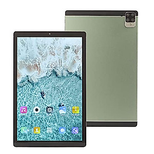 10.1 inch Android 12 Tablet, 4GB RAM and 64GB ROM 2560x1600 Resolution, Dual SIM Dual Standby Talkable Tablet, 5800mAh Battery Capacity, Green