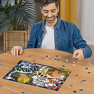 Ravensburger - Peanuts Graffiti Puzzle, 500 Pieces Panorama, Puzzle Adults