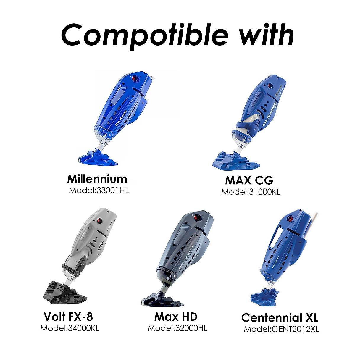 X-treme Multilayer Filter Bag, Compatible with Pool Blaster Max CG, Max HD, Millennium, Centennial XL and Volt FX-8 Handheld Pool Vacuums, P32X022XF / PBW022XF-HD