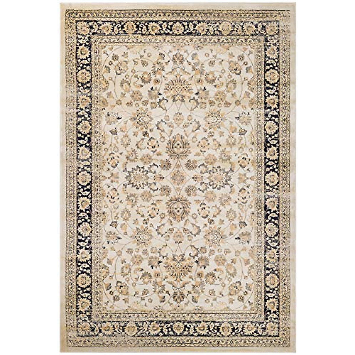 Couristan Zahara Farahan Amulet Area Rug, 2' x 3'7", Oatmeal-Black