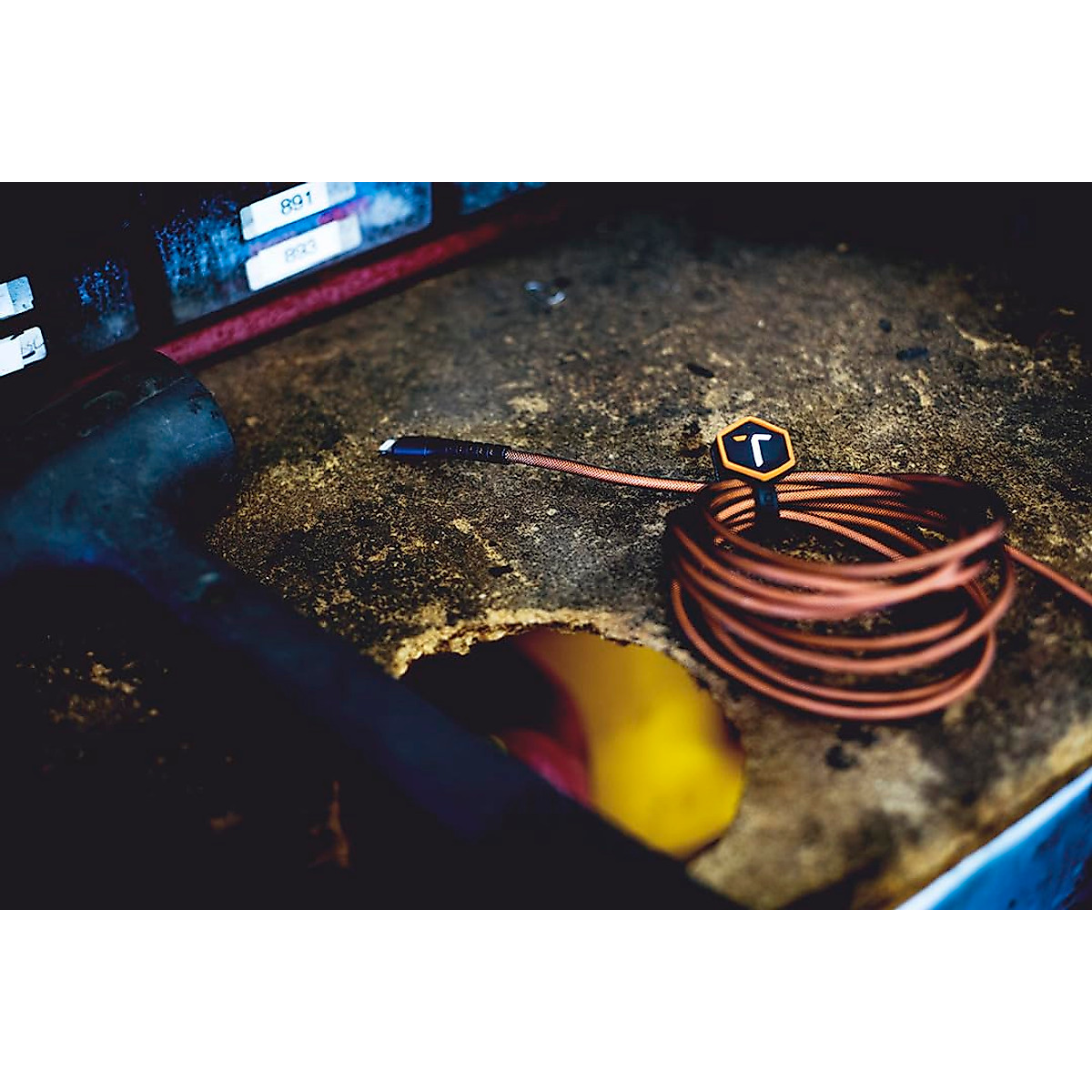 ToughTested 8 Ft. PRO Armor Weave Slim Tip USB Type A to Lightning Cable