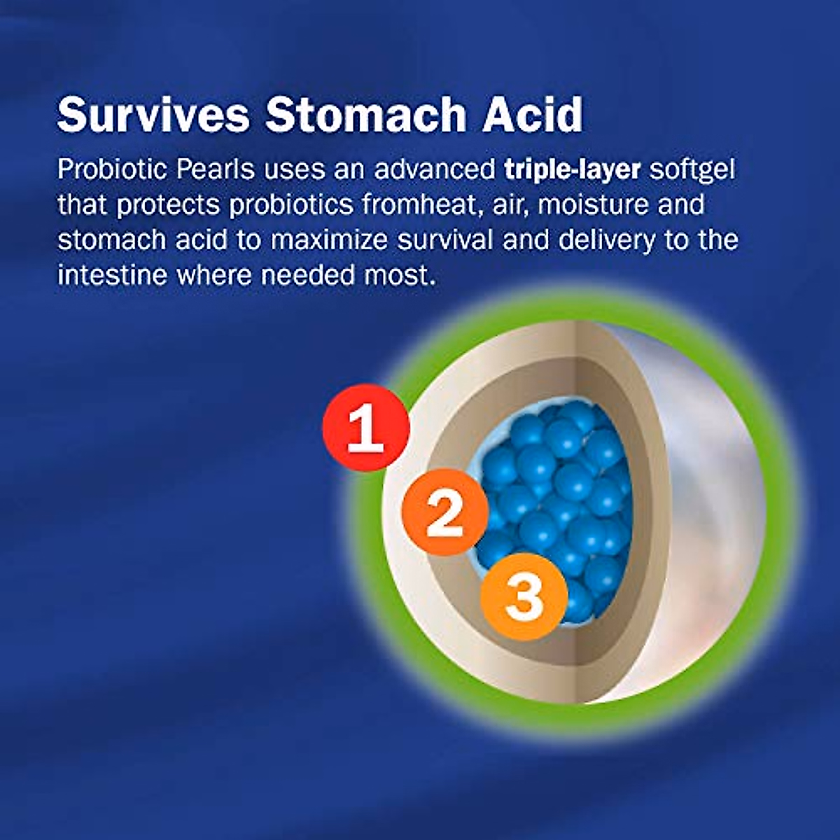 Nature's Way Probiotic Pearls for Men and Women 50+, Digestive and Colon Health Support* Supplement, 30 Softgels