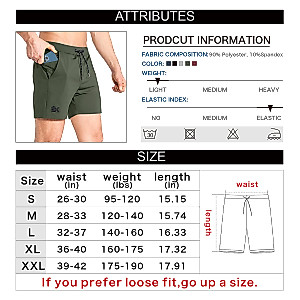 BROKIG Men's Lightweight Gym Shorts,Bodybuilding Quick Dry Running Athletic Workout Shorts for Men with Pockets(Army Green, Medium)