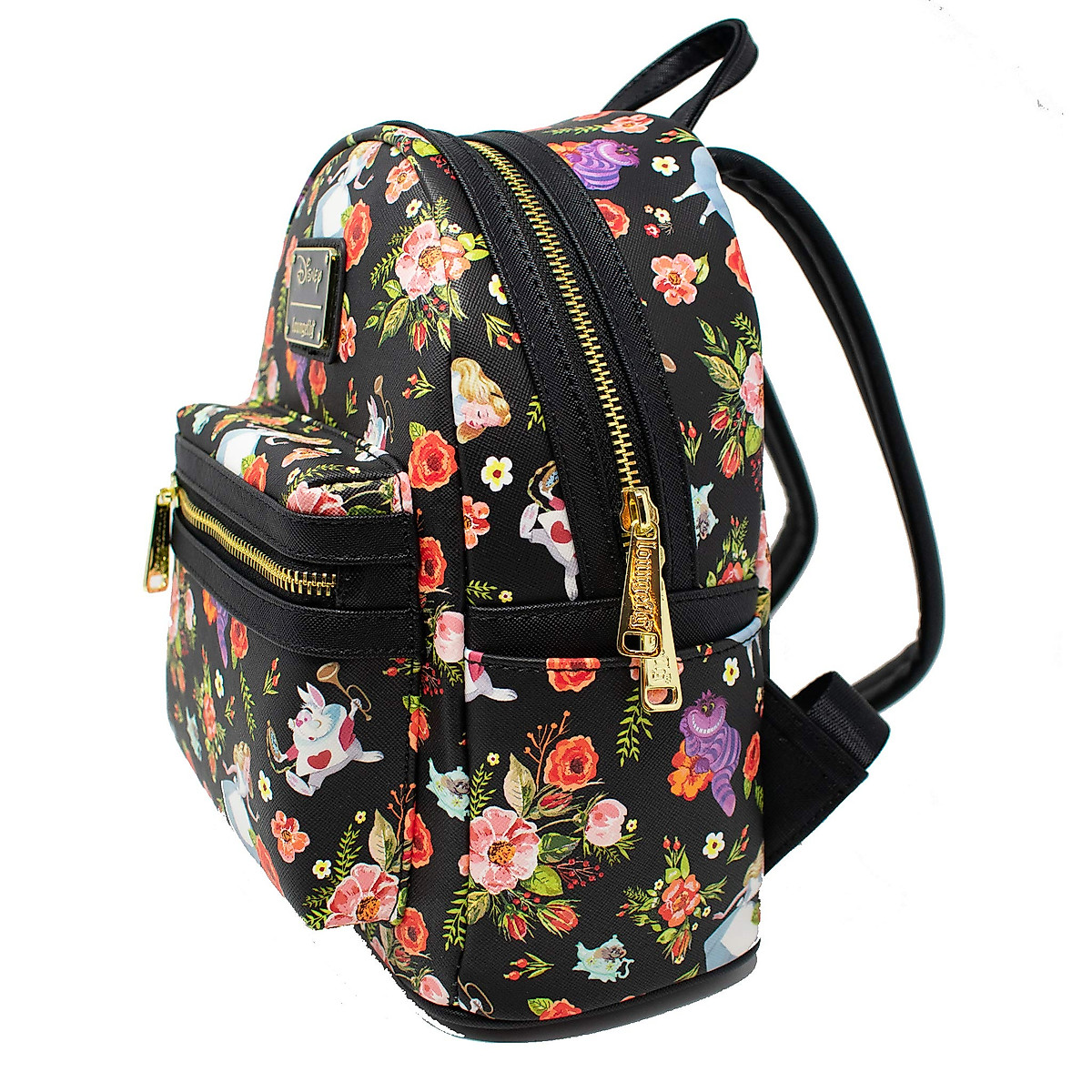 Loungefly X Disney Alice In Wonderland AOP Allover Print Mini Backpack
