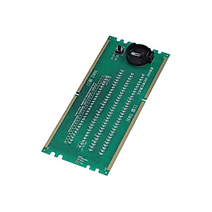 VBESTLIFE PC Desktop Mainboard Board DDR 2/DDR 3 RAM Memory Slot Tester Card with LED Light