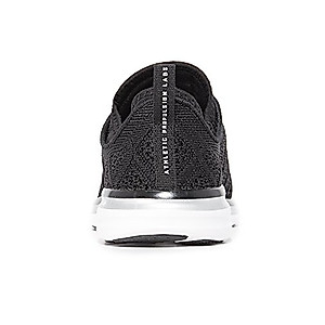 APL: Athletic Propulsion Labs Women's Techloom Phantom Sneakers, Black/Metallic Silver, 6.5 M US