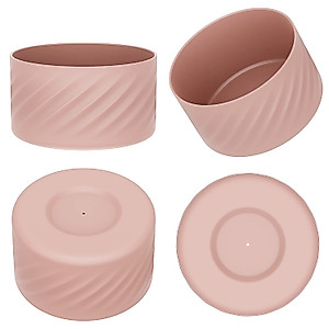 Affute Protective Silicone Boot for Stanley Quencher H2.0 40 oz & IceFlow Flip 20 oz 30 oz and hydroflask 12-24 oz, Anti-Slip Bottle Bottom Sleeve Cover (Pink Dusk)