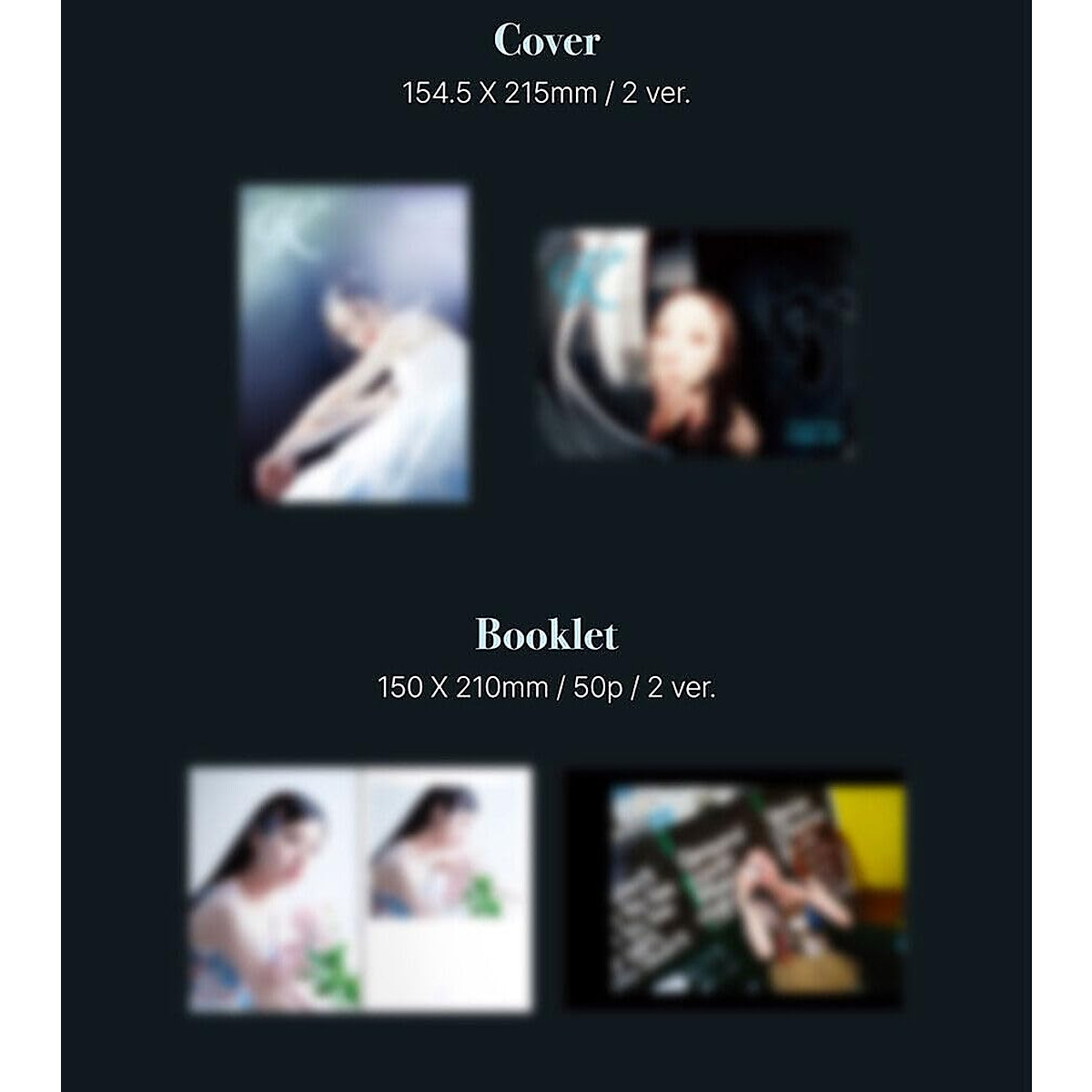 HEEJIN [K] 1st Mini Album (A + B - 2 Ver Set.) K-POP SEALED