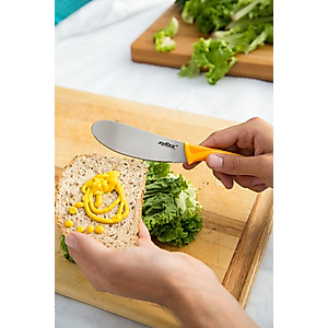 ZYLISS Sandwich Knife and Condiment Spreader, Orange