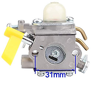 Hipa 309368001 Carburetor for Ryobi 308054022 RY09050 RY09051 RY13015 RY13050A RY34000 RY34420 RY64400 RY13010 RY28060 Trimmer BC30 CS26 CS30 TP30 TP26 EX26 SS26 SS30 SX135