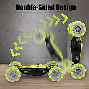 VERTOY Gesture Sensing Stunt RC Cars Toys for Boys - 4WD 2.4GHz Hand Controlled Remote Control Car with Light Music, Best Gifts Ideas for Kids Age 7 8 9 10 11 12 Year Old