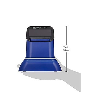 Wolverine F2D Saturn Digital Film & Slide Scanner - Converts 120 Medium Format, 127 Film, Microfiche, 35mm Negatives & Slides to Digital JPEG - Large 4.3" LCD w/HDMI Output (Blue)