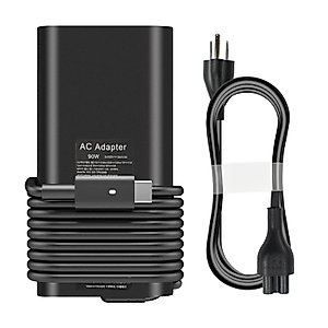 90W USB-C Slim Charger for Dell Latitude 7410 7310 5300 5400 5420 5500 5289 3400 3500 7200 7300 7420 7320 7390 7400 XPS 15 13 12 Inspiron 7506 7706 2-in-1 Precision 3540 3550 LA90PM170 Power Adapter