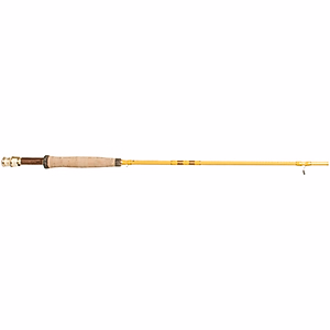 Eagle Claw, Featherlight Fly Rod, Freshwater, 8' Length 2pc, 5-6 lb Line Rate. Medium Power, Yellow (FL300-8)