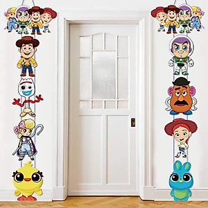 Toy Inspired Story Door Sign Banner Decoration for Outdoor Toy Inspired Story Hanging Porch Signs Decor for Toy Inspired Story Birthday Party Supplies Decoration