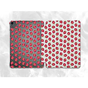 Cute Strawberries Kawaii Art case Compatible with iPad Mini Air Pro 7.9 8.3 9.7 10.2 10.9 11 12.9 inch Pattern Cover New 2022 2021 Trifold Stand 3 4 5 6 7 8 9 Generation 474 (10.2" 7/8/9 gen)