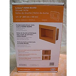 Kerdi-Board-SN 12 in. x 6 in. Shower Niche