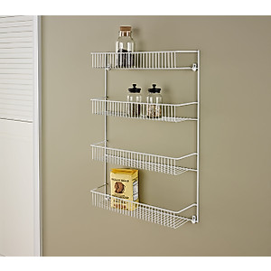 ClosetMaid 8033 4-Tier Wall Rack, 18-Inch Wide