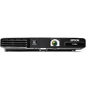 Epson PowerLite 1761W, WXGA, Wireless, 2600 Lumens Color Brightness, 2600 Lumens White Brightness, Ultra Lightweight 3LCD Projector