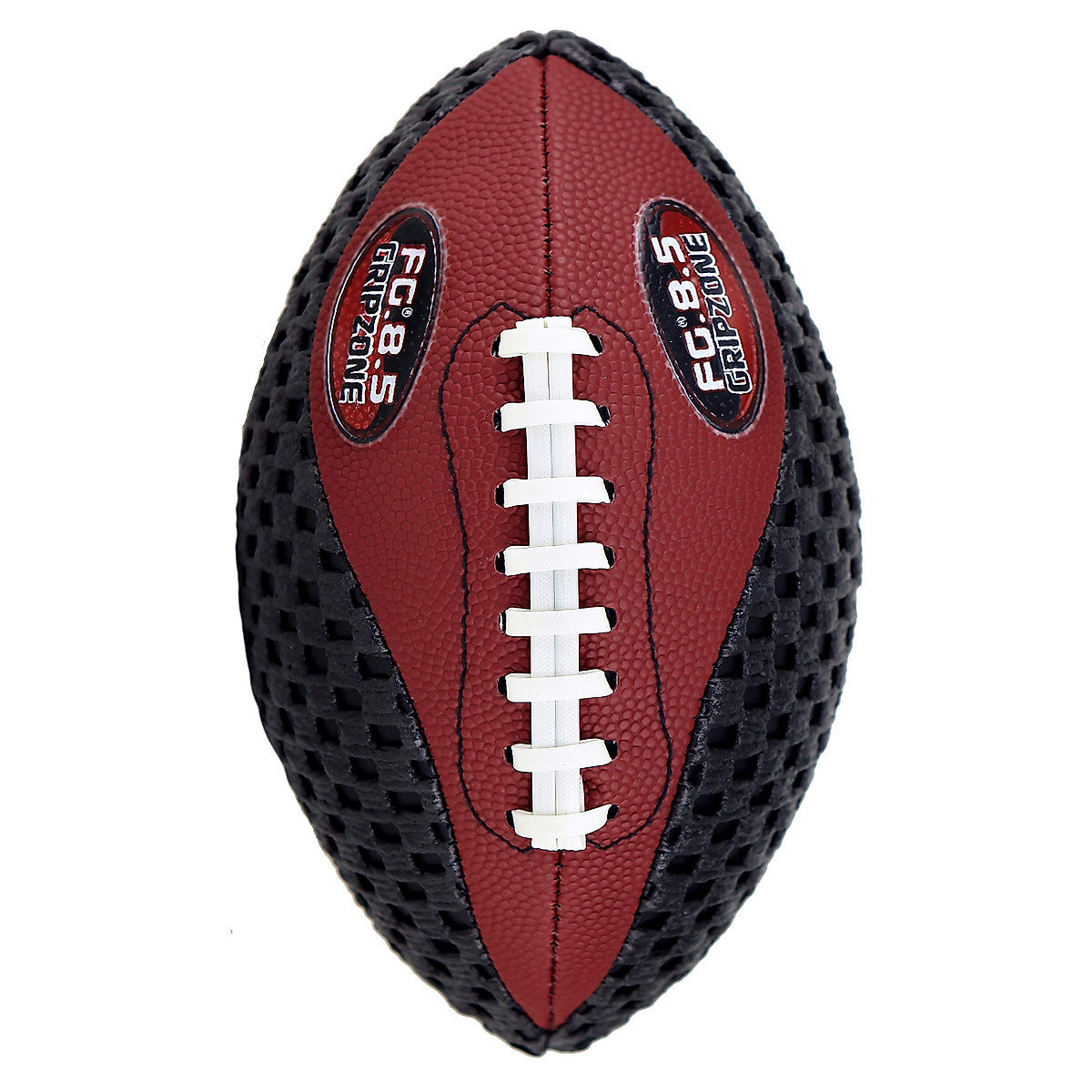 fun gripper Grip Zone 8.5 inch Pee Wee Football -Traditional, Black, Brown, Kids Perfect gripping Footballs by: Saturnian I P.E Supplier