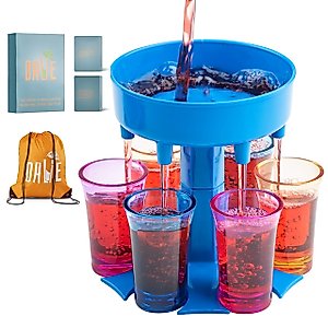 Party Card Game For Adults - Shot Glass Dispenser And Holder With Glasses - Funny Game - Shot Pourer Set For Parties, Bars