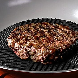 Cast Iron Grill Disc Pan Insert - 7.5 Inch