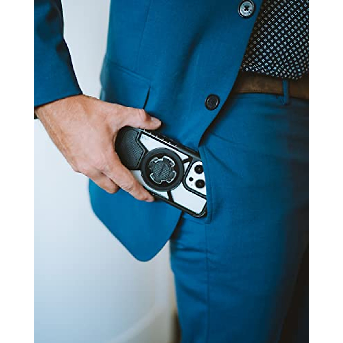 Rokform - iPhone 13 Mini Case, Crystal Series, Dual Magnet Plus MagSafe Compatible, Slim Magnetic Clear Apple Case, iPhone Cover with RokLock Twist Lock, Drop Tested Armor (Clear)